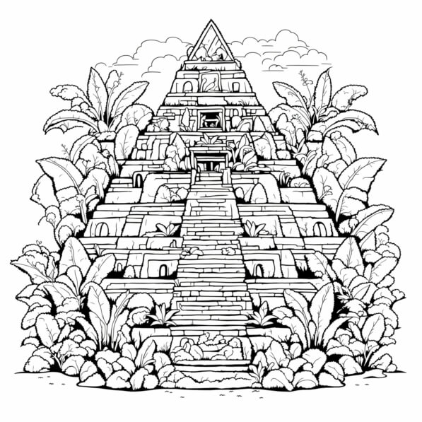 Download Egyptian Pyramid Coloring Page Coloring pages Online ...