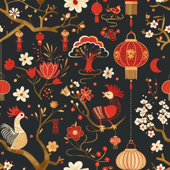 Download Chinese New Year Seamless Pattern Patterns Online - Creative ...