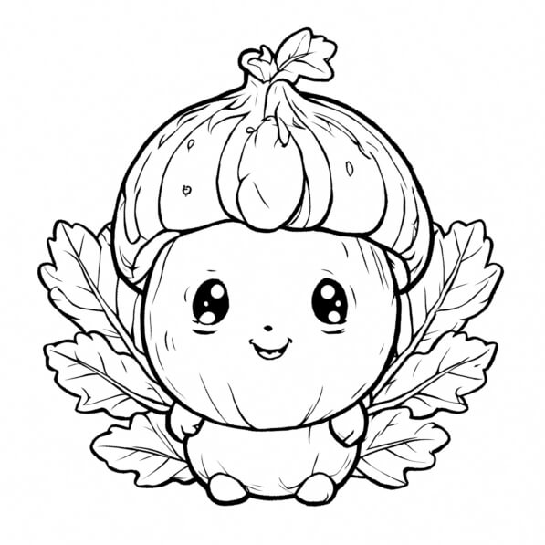 Download Thanksgiving Cartoon Acorn Coloring Page Coloring pages Online ...