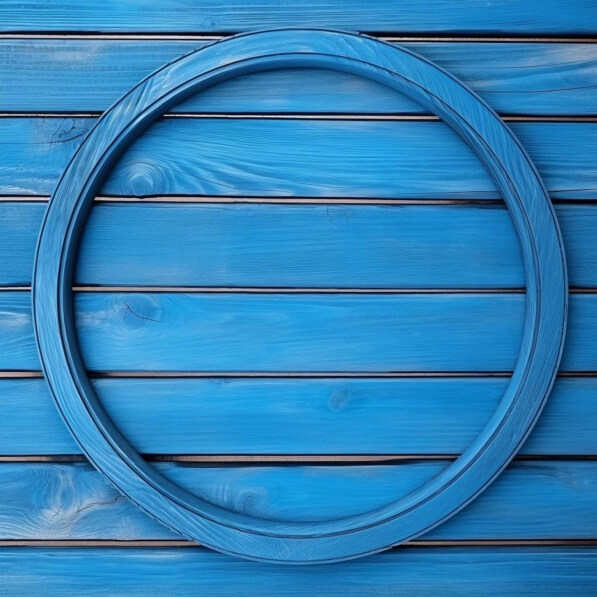 Download Blue Wooden Circular Frame Backgrounds Online - Creative Fabrica