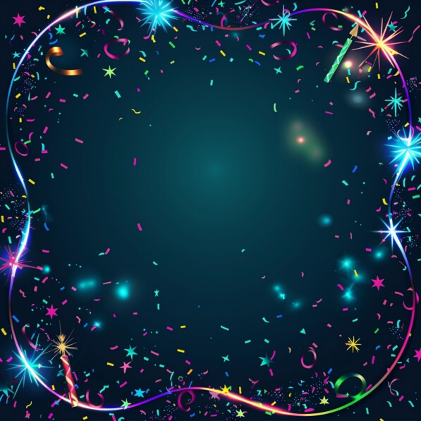 Download Colorful Frame with Fireworks and Sparklers Backgrounds Online ...