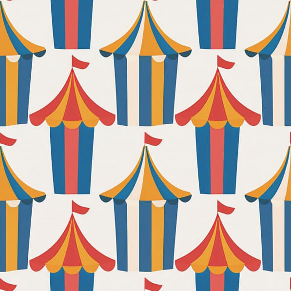 Download Colorful Circus Tent Seamless Pattern Patterns Online ...