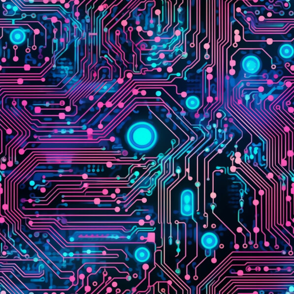 Download Colorful Circuit Board Patterns Online - Creative Fabrica