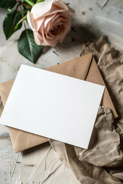 Download Empty Envelope, Pink Rose, and Crumpled Paper Mockups Online ...