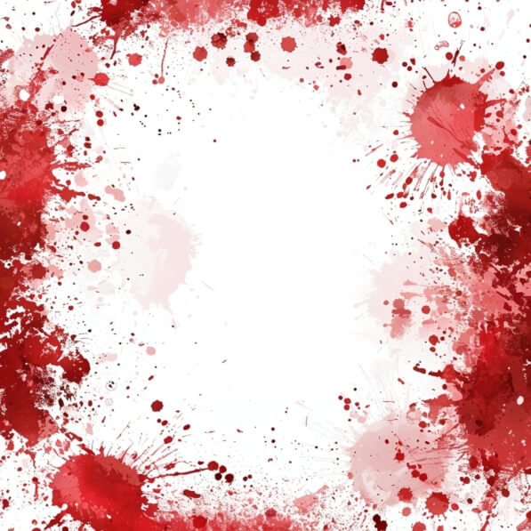 Download Red Blood Splattered Frame with White Space Backgrounds Online ...