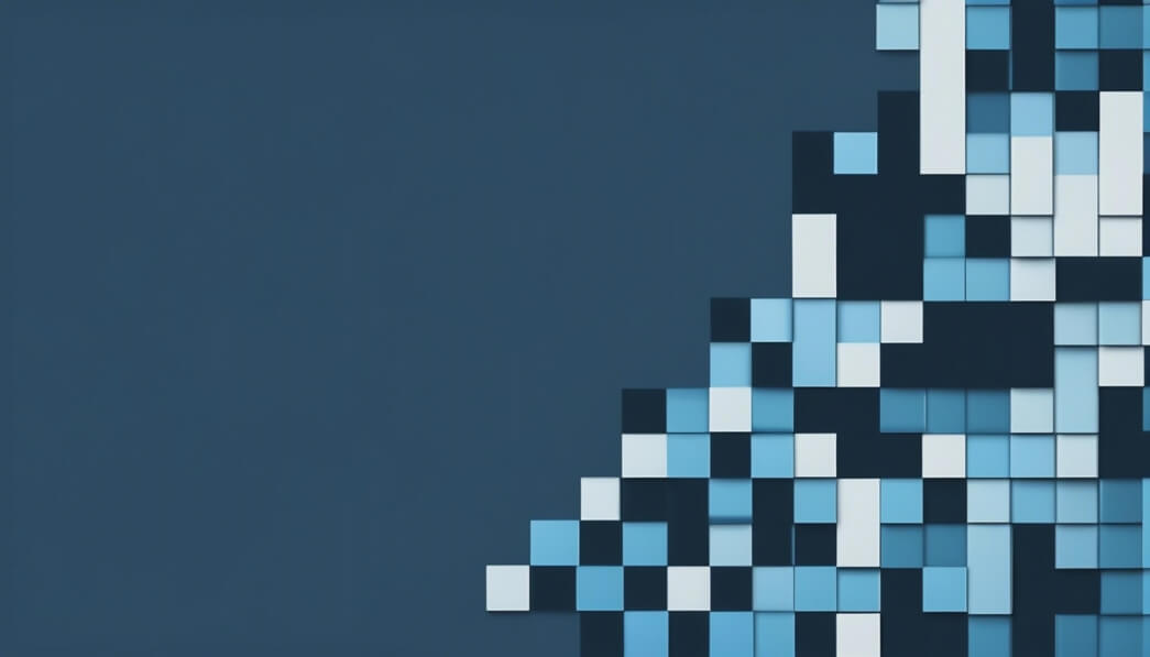 Download Abstract Blue and White Squares Pattern on Dark Background ...