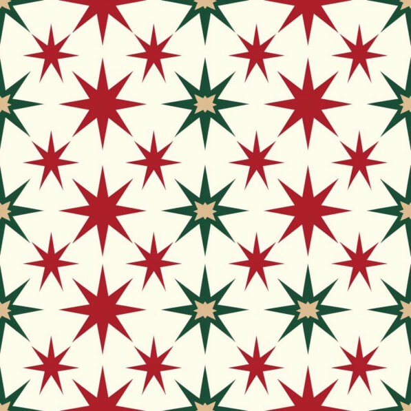 Download Red, Green, and White Stars Seamless Pattern Patterns Online ...