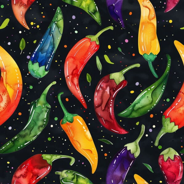 Download Colorful Peppers Seamless Pattern Patterns Online - Creative ...