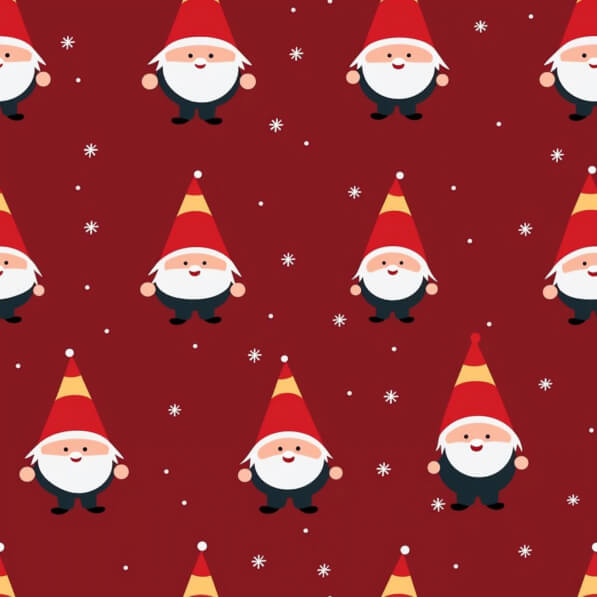Descarga Patrón de Gnomos Navideños sin Costuras Patrones En Línea ...
