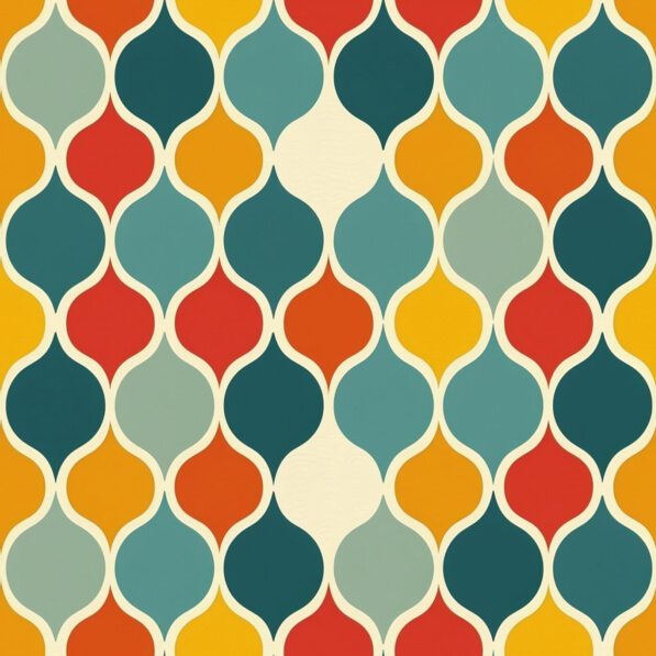 Download Colorful Retro-Inspired Pattern Patterns Online - Creative Fabrica