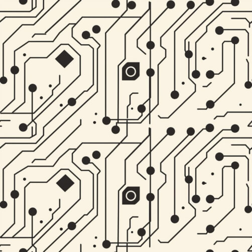 Download Circuit Board Pattern in Black and White Patterns Online ...