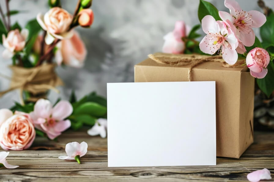 Download Cardboard Box, Flowers, and Note Card Mockups Online ...