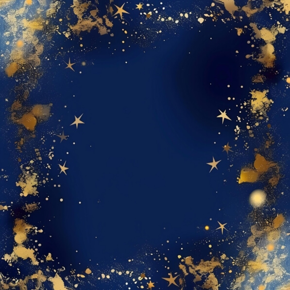Descarga Fondo azul con estrellas doradas y salpicaduras Fondos En ...