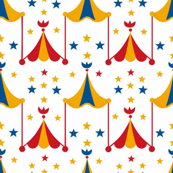 Download Colorful Circus Tent Pattern Patterns Online - Creative Fabrica
