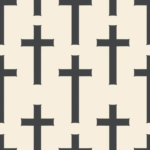 Download Black and White Cross Pattern Patterns Online - Creative Fabrica