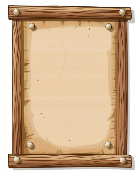 Descarga Marco de Madera con Letrero de Papel en Blanco Fondos En Línea ...