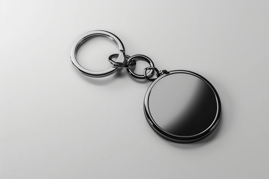Download Black Keychain with Oval Mirror Mockups Online - Creative Fabrica