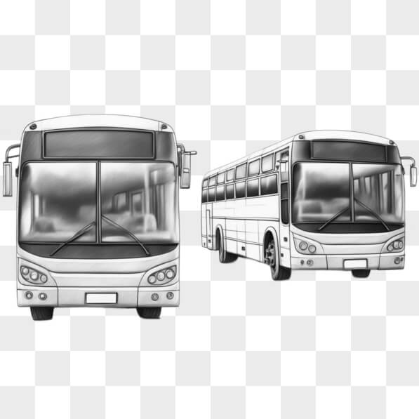 Download Black and White Bus Drawings Sketches Online - Creative Fabrica