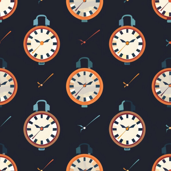 Download Colorful Clocks Seamless Pattern Patterns Online - Creative ...