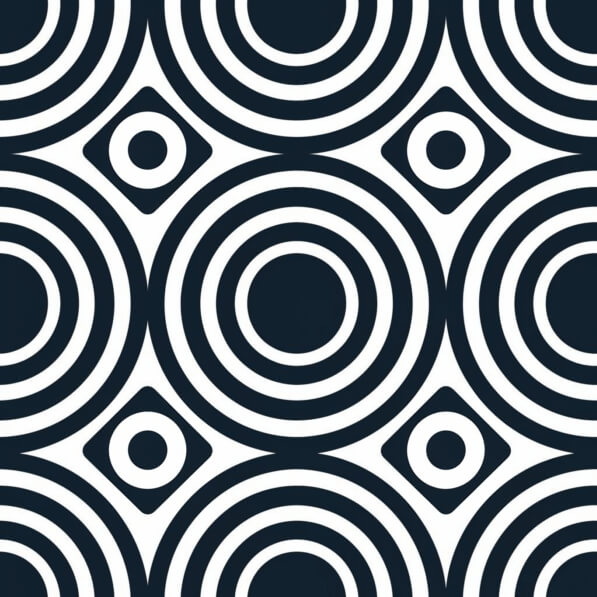 Descarga Patrón de círculos abstracto Patrones En Línea - Creative Fabrica