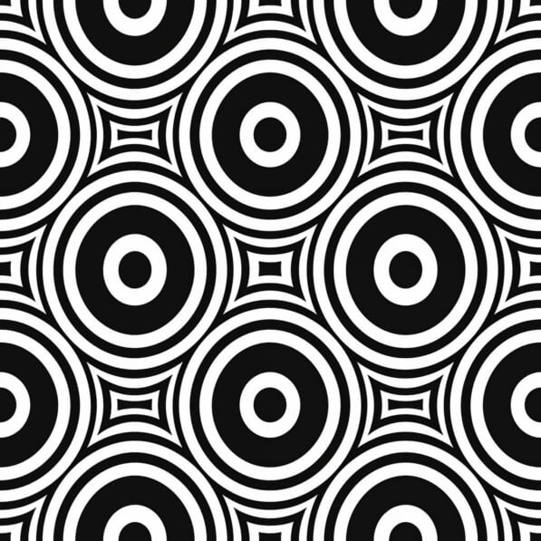 Download Black and White Seamless Circle Pattern Patterns Online ...
