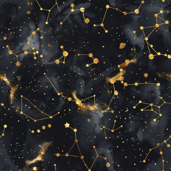Download Abstract Gold Stars and Constellations Pattern Patterns Online ...