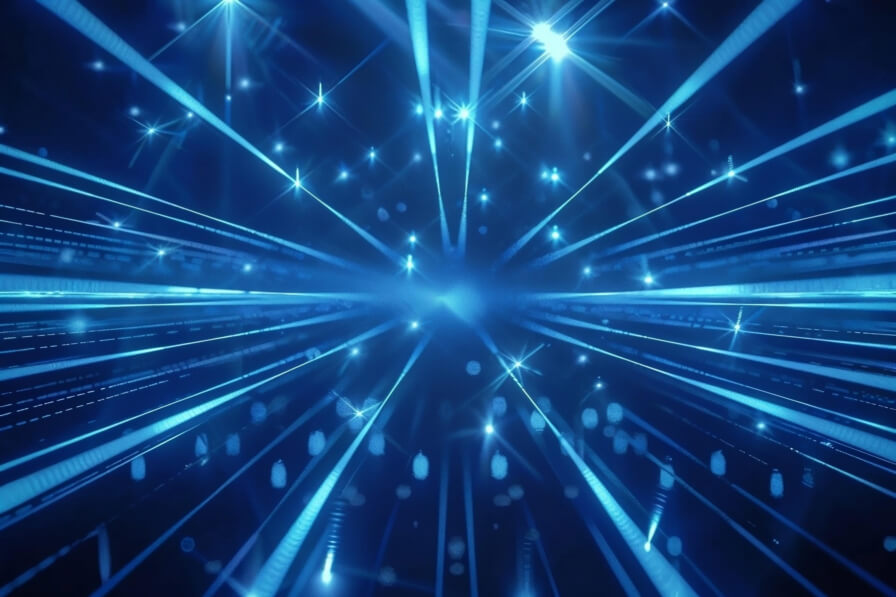 Download Abstract Bright Blue Background with Stars and Light Beams ...