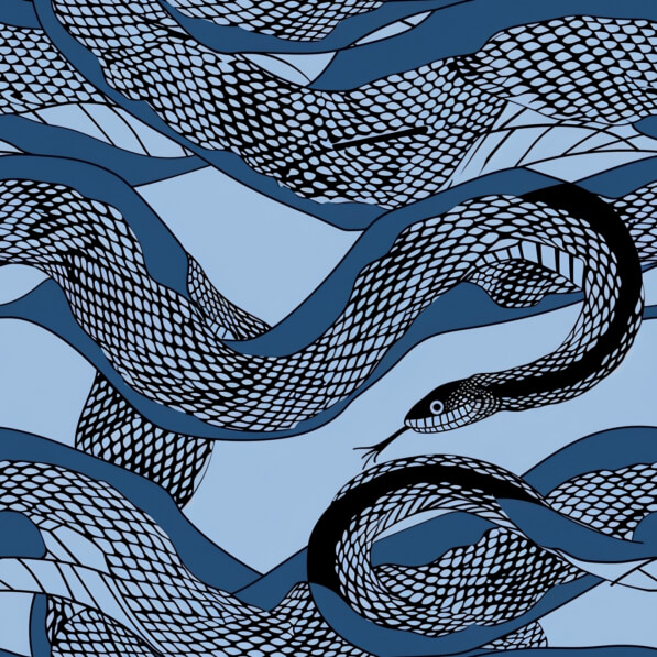 Download Abstract Black and Blue Snake Pattern Design Element Patterns ...