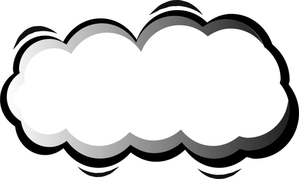 Download Black and White Speech Bubble Clip Art Frames Online ...