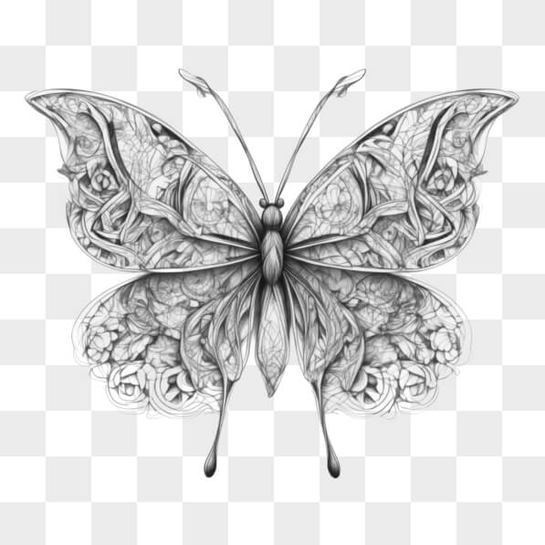 Butterfly Sketches - Download Free Butterfly Sketch Images Online ...