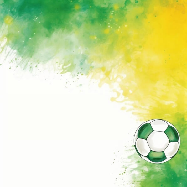 Baixe Bola de Futebol Abstrata com Respigos de Tinta Verde, Amarela e ...