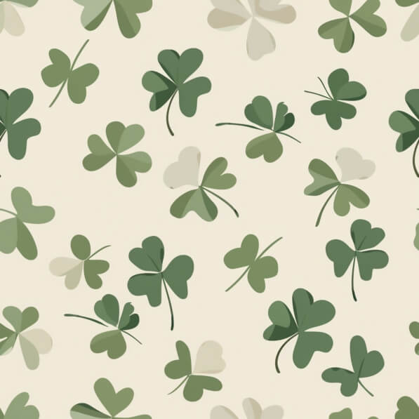 Download Green Shamrock Pattern Patterns Online - Creative Fabrica