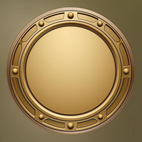 Download Round Gold Metal Plate Backgrounds Online - Creative Fabrica