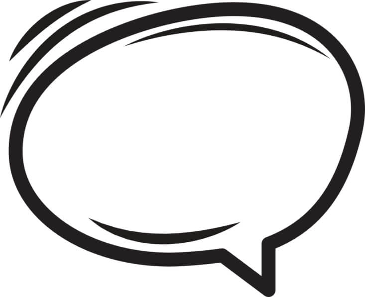 Download Black and White Speech Bubble Clip Art Frames Online ...