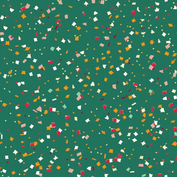 Download Colorful Confetti Pattern on Green Background Patterns Online ...