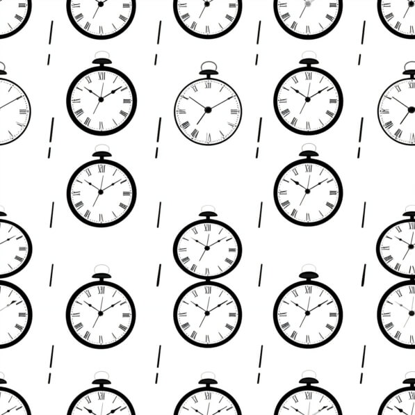 Download Seamless Pattern of Black and White Clocks Patterns Online ...