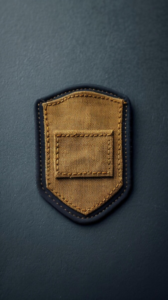Download Brown Leather Patch for Clothing and Accessories Mockups ...