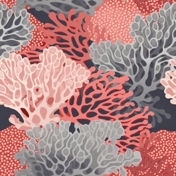 Download Seamless Coral Pattern Patterns Online - Creative Fabrica