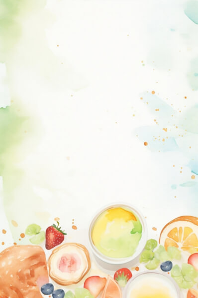 Scarica Dipinto ad Acquerello di Vari Alimenti Sfondi Online - Creative ...