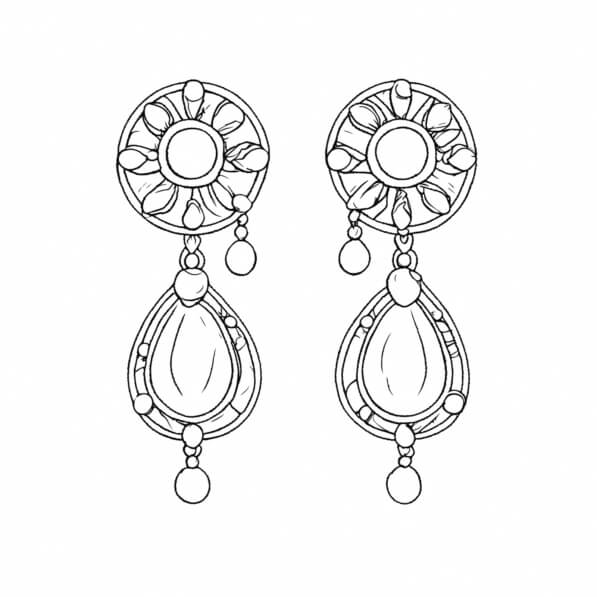 Free Jewelry Coloring pages - Download Printable Jewelry Coloring ...