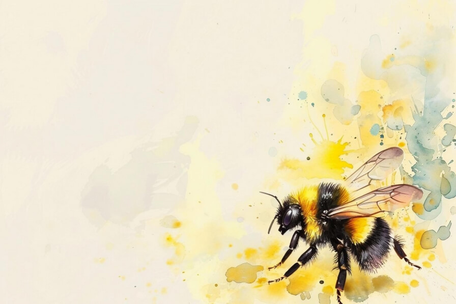 Descarga Pintura Abstracta de Abeja Fondos En Línea - Creative Fabrica