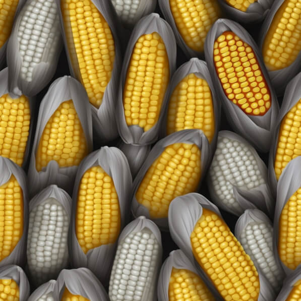 Download Close-up 3D Image of Corn Kernels on the Cob Patterns Online ...