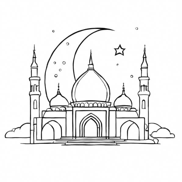 Free Islamic Coloring pages - Download Printable Islamic Coloring ...