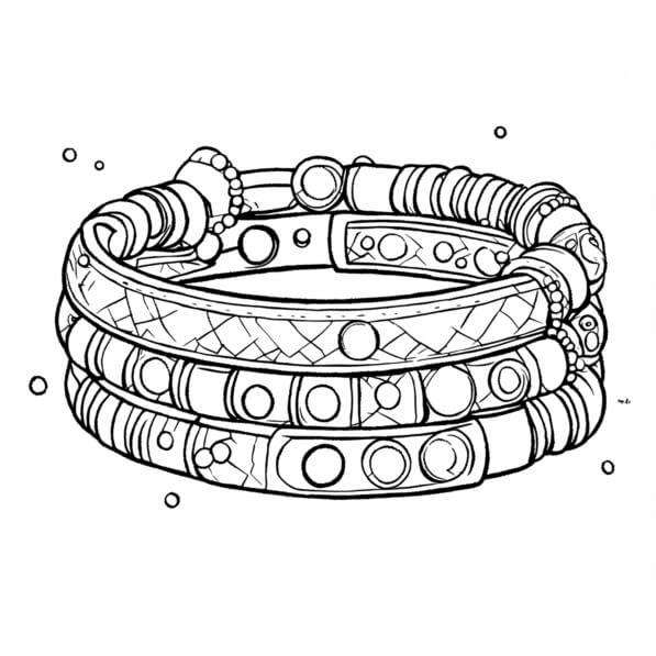 Descarga Imagen para colorear de pulseras Páginas para colorear En ...