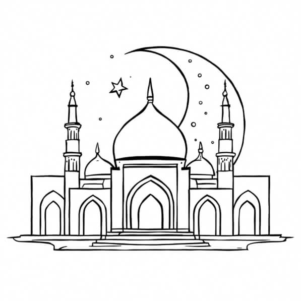 Free Islamic Coloring pages - Download Printable Islamic Coloring ...