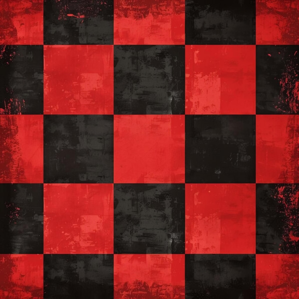 Download Red and Black Checkered Pattern with Grunge Texture ...