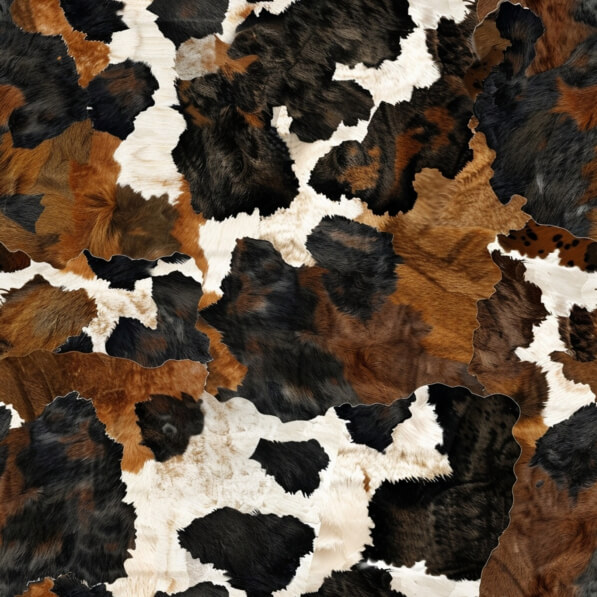 Download Brown, Black, and White Cowhide Pattern Patterns Online ...