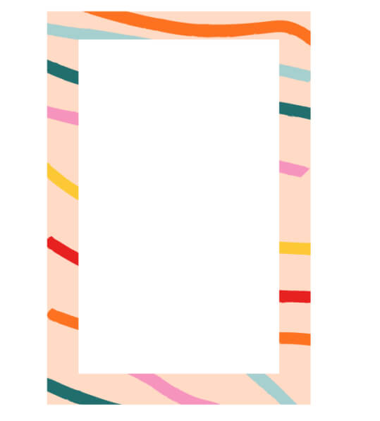 Download Colorful Rectangular Frame with Stripes Frames Online ...