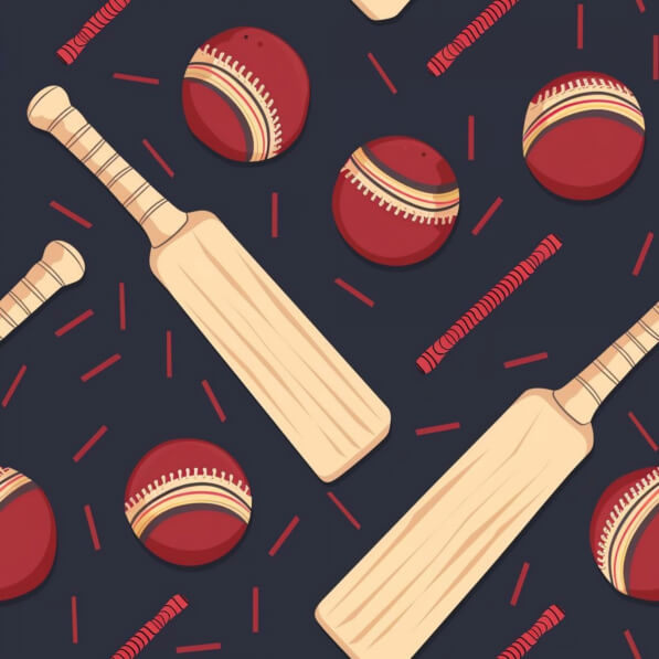 Download Seamless Cricket Pattern with Bats and Balls Patterns Online ...