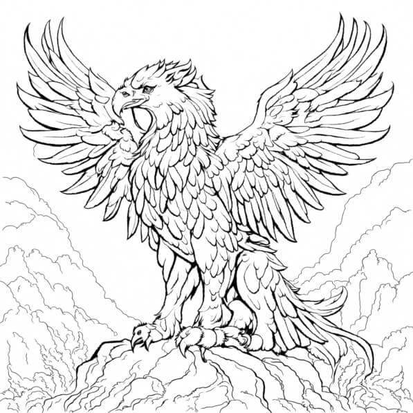 Download Arend Kleurplaat voor Volwassenen en Kinderen Coloring pages ...